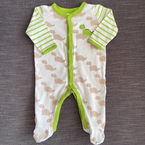 Koala Kids | One Pieces | Koala Baby Green Dinosaur Dino Sleeper Pjs 6m ...